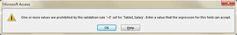 Excel Accesstips Access Table Data Validation Property To Validate Data