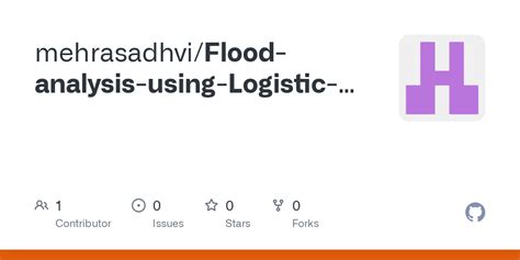 Github Mehrasadhvi Flood Analysis Using Logistic Regression