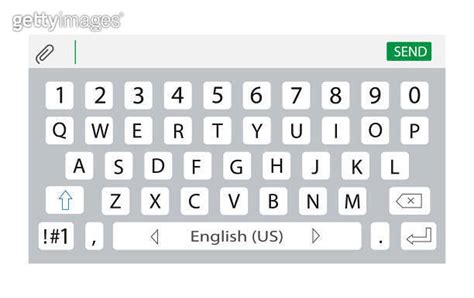 Smartphone Keyboard Keypad Alphabet And Numbers Virtual Key Board For Mobile Phone Mockup