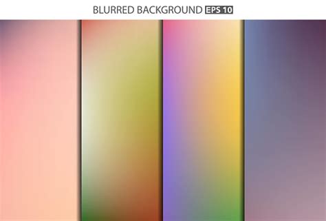 여러 추상 창조적인 개념 벡터 배경 세트를 흐려 웹 및 모바일 응용 프로그램 예술 그림 서식 파일 디자인 비즈니스 Infographic와 소셜 미디어 현대 장식 0명에 대한