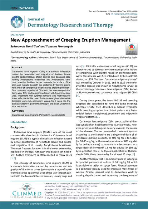 Pdf New Approachment Of Creeping Eruption Management