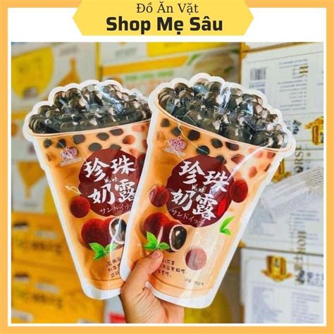 Pearl Milk Tea Candy Taiwanese Pearl Milk Tea Flavored Candy 100g Pack