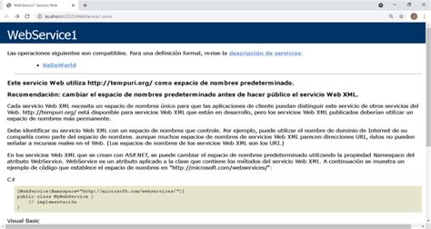 Crear Un Servicio Web ASP NET ASMX Con Microsoft Visual Studio Operating Systems Scripting