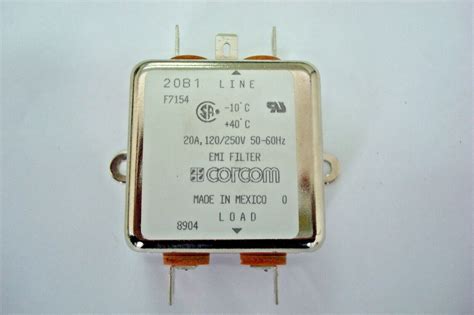 CORCOM EMI LINE FILTER A V HZ NOS QTY EBay