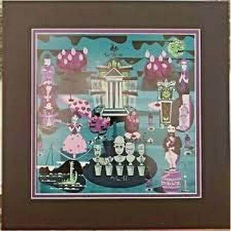 Disney Deluxe Art Print 1313 Grim Harbor Mcbiff Haunted Mansion New