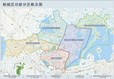 苏州市相城区乡镇地图 苏州相城区街道划分图 苏州相城区 第9页 大山谷图库