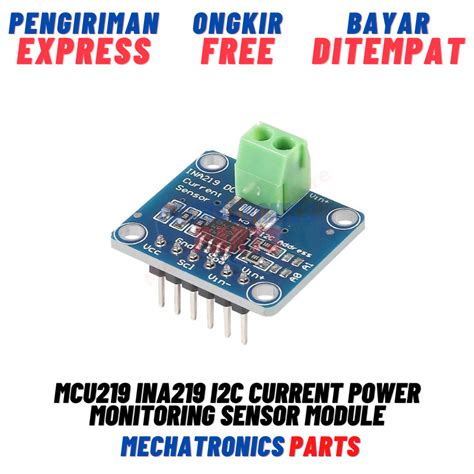 Jual Mcu219 Ina219 I2c Current Power Monitoring Sensor Module Zero Drift Bidirectional Mcu 219