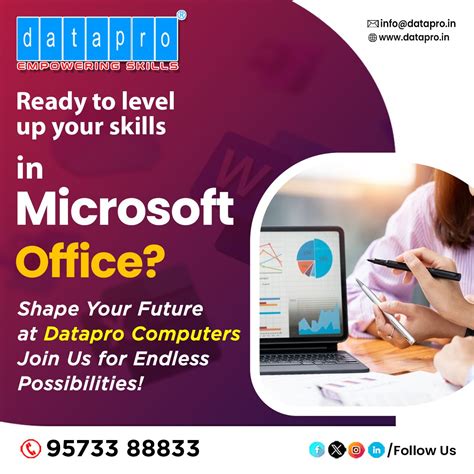 Datapro Computers Pvt Ltd On Linkedin Microsoftoffice Officeskills Digitalskills