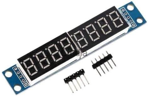 Robojax MAX7219 8 Digit 7 Segment LED Display For Arduino Amazon Ca
