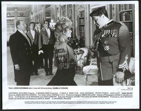 King Ralph 8x10 Bandw Photo John Goodman Camille Coduri Fn 1991 Comic