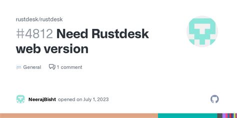 Need Rustdesk Web Version Rustdesk Rustdesk Discussion GitHub