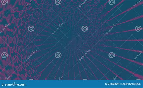 Spiral Wave Of Rotating Geometric Shapes 3d Rendering Seamless Loop