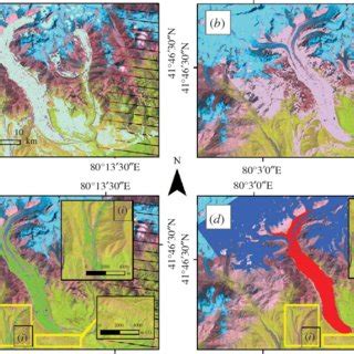 A Koxkar Glacier Ablation Region B Thresholding Range Of The New