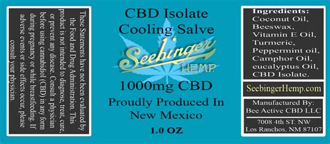 Cbd Oil Superstore By Seebinger Hemp Oil Products