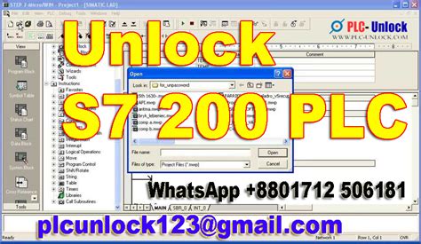 Siemens Plc S7200 All Four Level Password Unlock Decryption Software