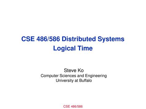 Logical Time In Distributed Computing Systems At Kathleen Gorham Blog