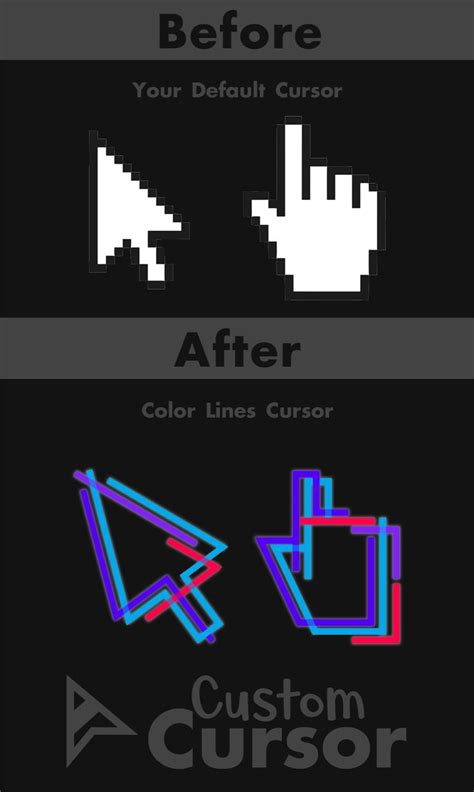 Color Lines Custom Cursor Color Lines Color Custom