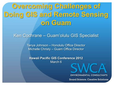 Hawaii Pacific Gis Conference 2012 Survey And Positioning Natural Resources Applications Of