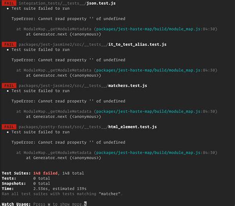 ` Watch` With `t` Fails In Master · Issue 4011 · Jestjsjest · Github