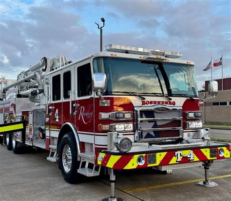 Rosenberg Fire Department Gets New Ladder Truck