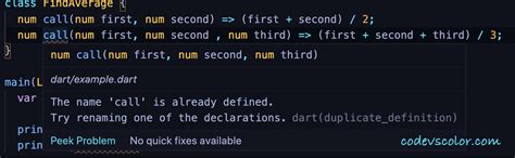 what is a callable class in dart programming language codevscolor