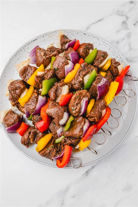 Steak Kabobs Marinade The Dinner Bite