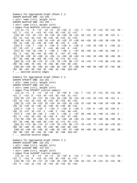Summary Output Pdf Graph Theory Mathematical Relations