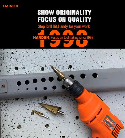 3 Pcs Step Drill Bit Set Inches Or MM Harden Tools Philippines