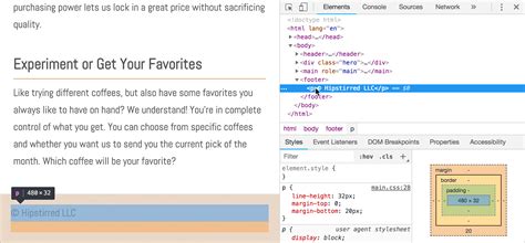 Hipstirred Layout Fine Tuning With The Box Model Free Html And Css Tutorial