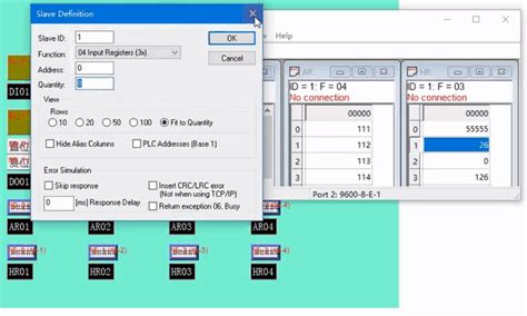 威纶触摸屏实现modbus Rtu通信【主站】 智能工控