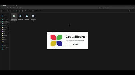 Instalação Codeblocks Com Compilador Youtube