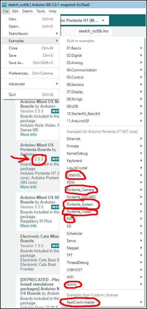 incorrect handling of legacy format libraries by file examples menu · issue 40 · arduino