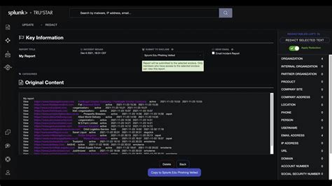 Working With Intelligence Reports Splunk Intel Management Trustar Splunk Lantern