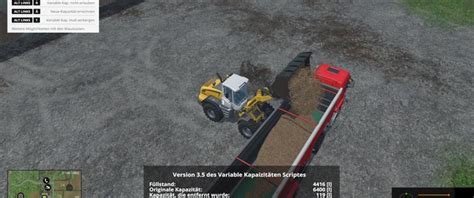 FS Variable Capacity v Scripts Mod für Farming Simulator