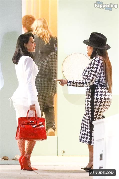 Kim Kardashian Sexy Spotted Flaunting Her Hot Figure During Filming Ryan Murphys Alls Fair In