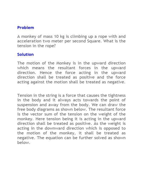 Worksheet Fbd Pdf Force Tension Physics