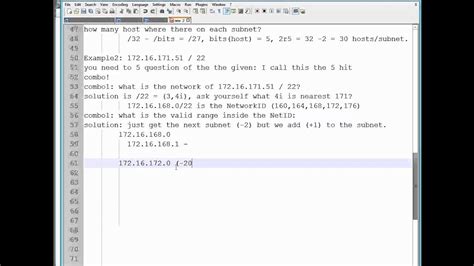 CCNA IPv Subnetting Questions Part YouTube