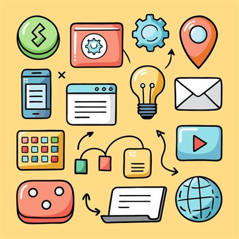 User Interface Icons Vector Style Premium Ai Generated Vector