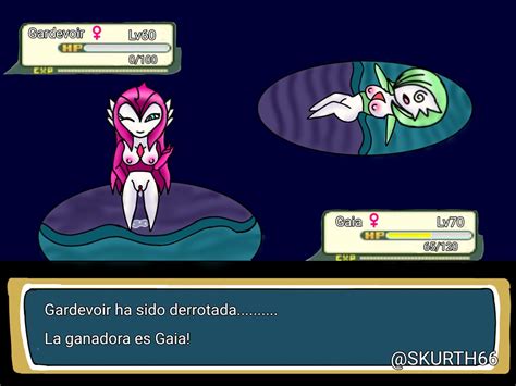 Rule 34 2girls Breasts Defeated Gaia The Gardevoir Gardevoir Humanoid Nipples Oc Pink Nipples