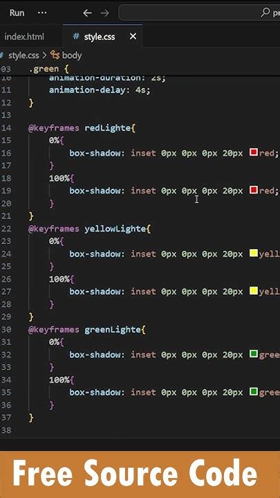 Basic Projects Red Light Htmlcss Gameplay Project Projecthtml Youtube