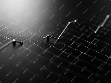 Premium Photo A Classic Black And White Line Graph Illustration