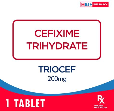 Triocef 200mg Tablet Nccc Online Store