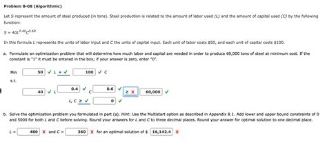 solved problem 8 08 algorithmic let s represent the amount
