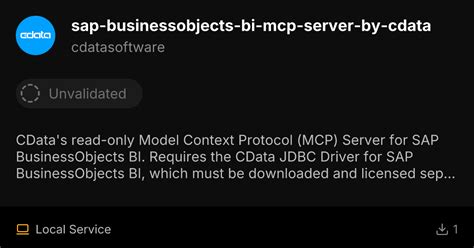 Sap Businessobjects Bi Mcp Server By · Lobehub Sap Businessobjects Bi Mcp Server By · Lobehub