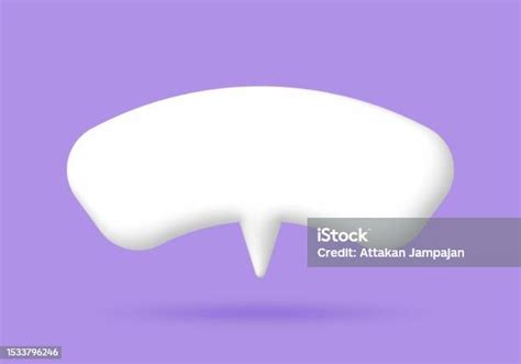 옅은 보라색 배경에 3d 흰색 말풍선 요소 3d 렌더링 이미지 클리핑 경로 포함 0명에 대한 스톡 벡터 아트 및 기타 이미지 0명 3차원 형태 공란 Istock