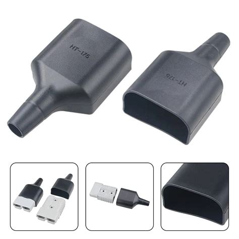 커넥터 터미널 앤더슨 플러그 시스용 방수 방진 케이블 부트 커버 175a 600v 블랙 티몬