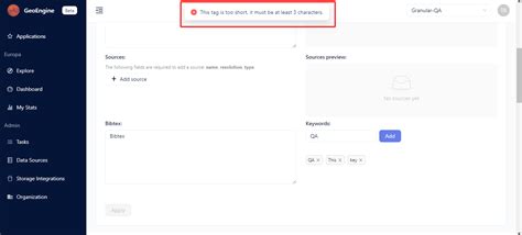 tag · issue 8 · granularai geoengine issues · github