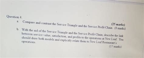 solved question 4 25 marks compare and contrast the