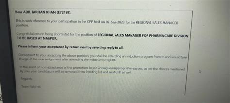 Adil Farhan On Linkedin Promoted As A Regional Sales Manager