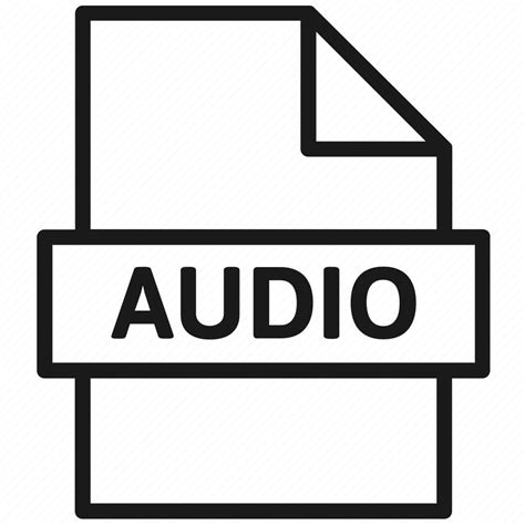 Audio Document File Filetype Page Type Icon Download On Iconfinder